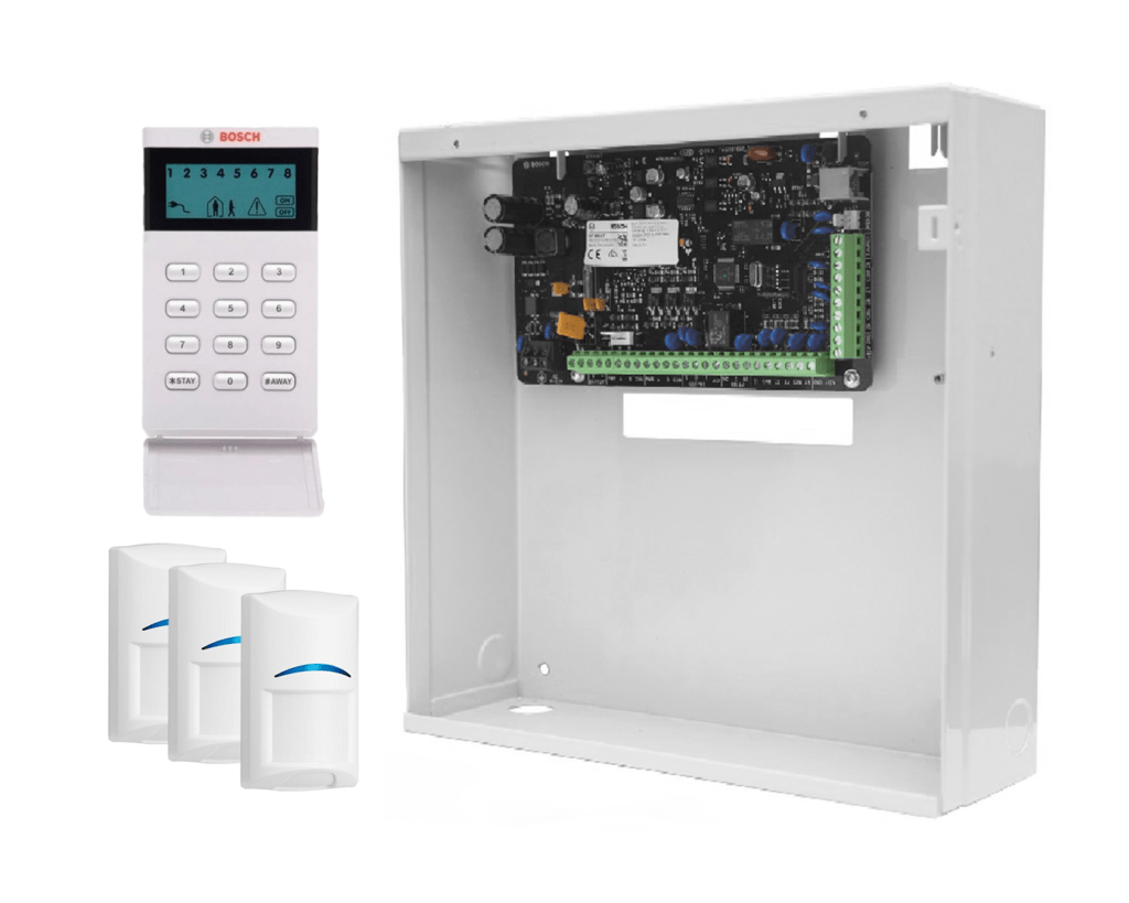 Bosch K3000 w/ 3 PIRs & ICON LCD Keypad - EQL Networks and Security